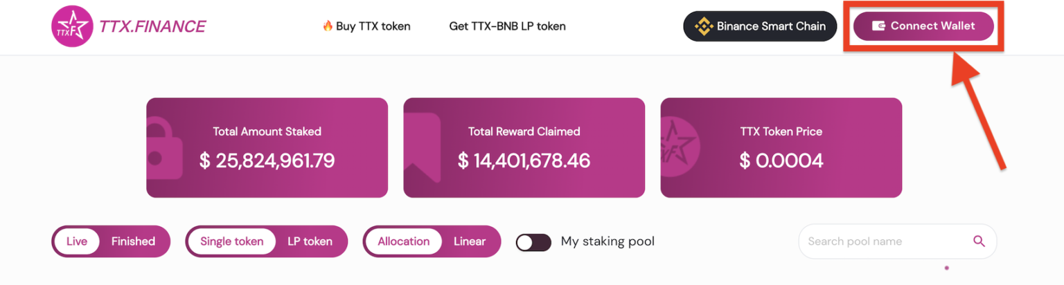 【初心者向け】TTXFinanceのステーキング方法・使い方を画像付きで解説！ | K-blog